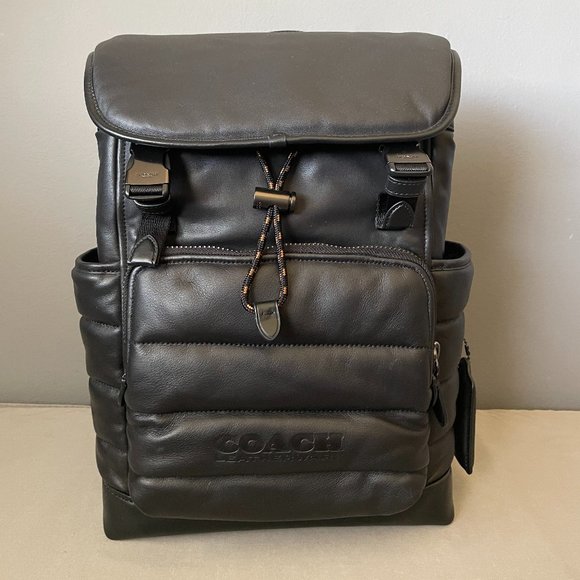Coach | Bags | Nwt Coach League Flap Backpack With Quilting C664 | Poshmark